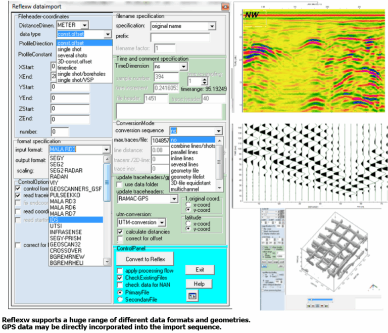 Reflexw地球物理近地表数据处理和解释软件 – 地空智能